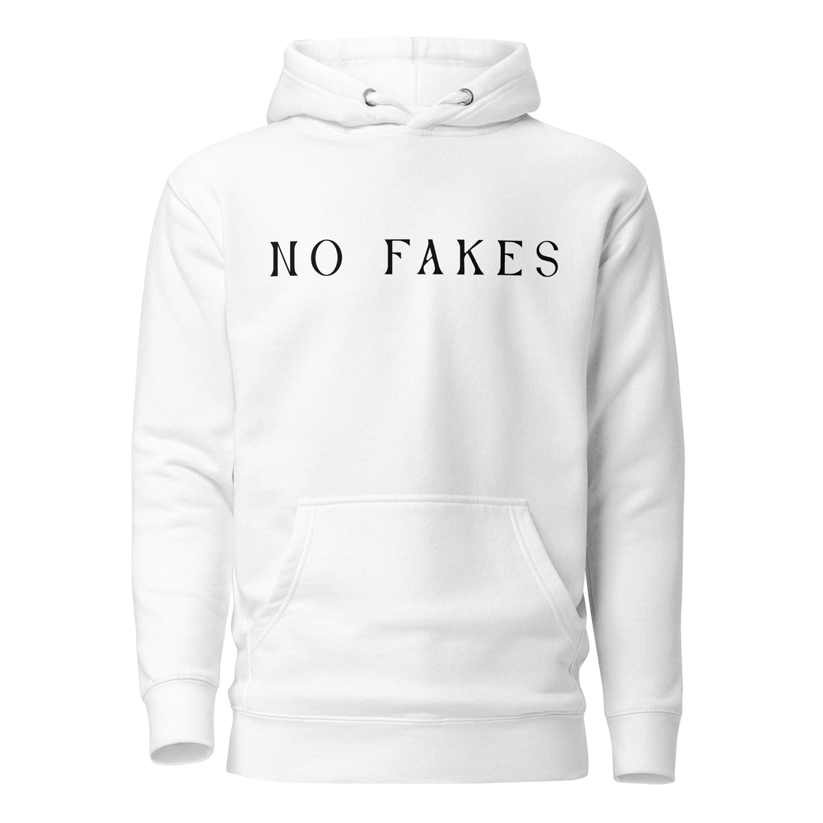 NO FAKES Hoodie – Q.O.Q Music & Merch